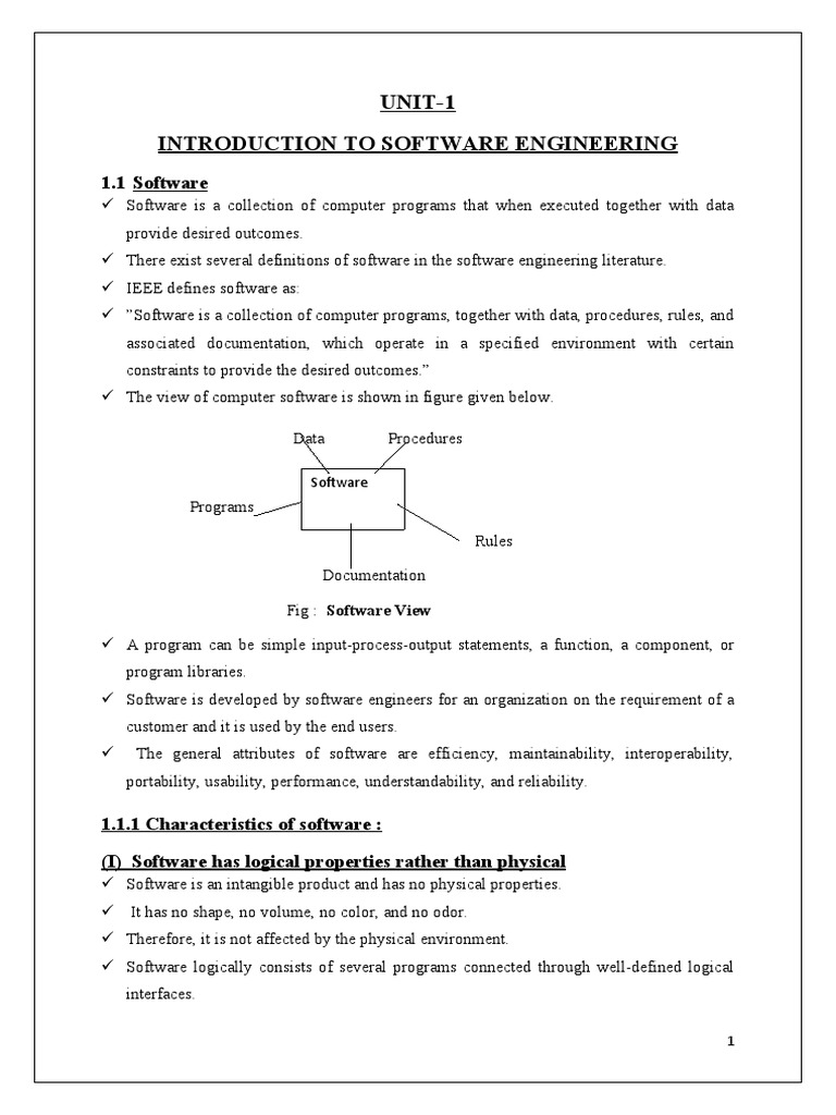 Unit1 Se r13 (Completed) | PDF | Software Development Process | Component Based Software Engineering