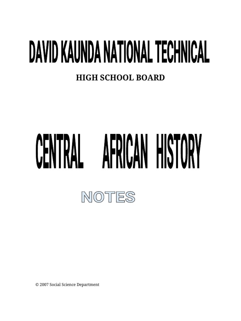 Central African Kingdoms Overview | PDF | Zambia | Bantu