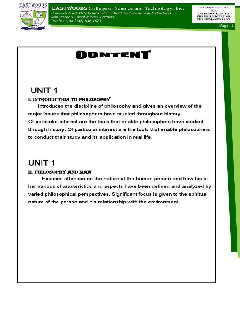 Week 1 Introduction To Philosophy | PDF | Science | Reason