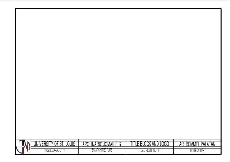 TITLE BLOCK CADD 1-Layout2 | PDF