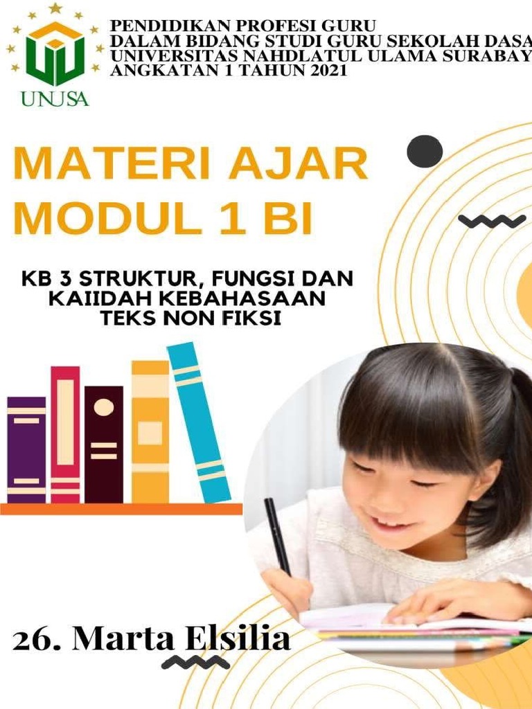 Template Materi Ajar Beserta Contoh PBL | PDF