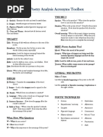 SMILE Poetry Analysis Worksheet | PDF | Poetry | Rhyme