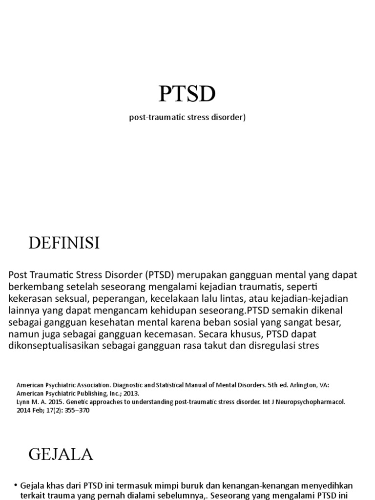 PTSD | PDF
