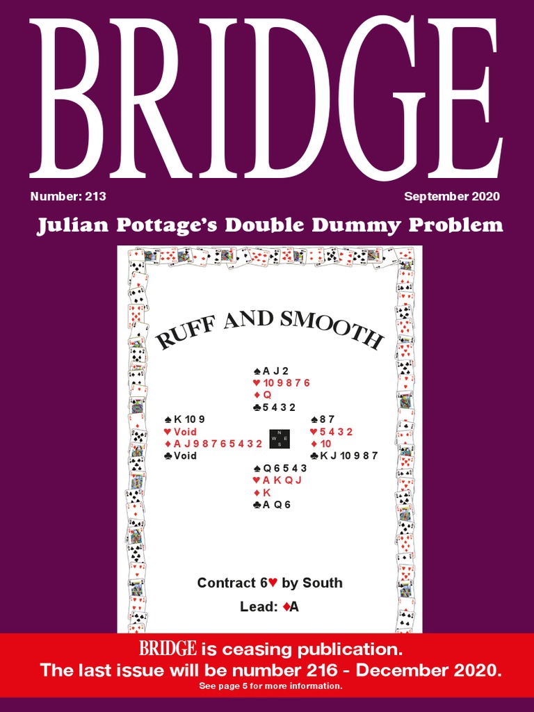 F and Smooth: Julian Pottage's Double Dummy Problem | PDF | Contract Bridge
