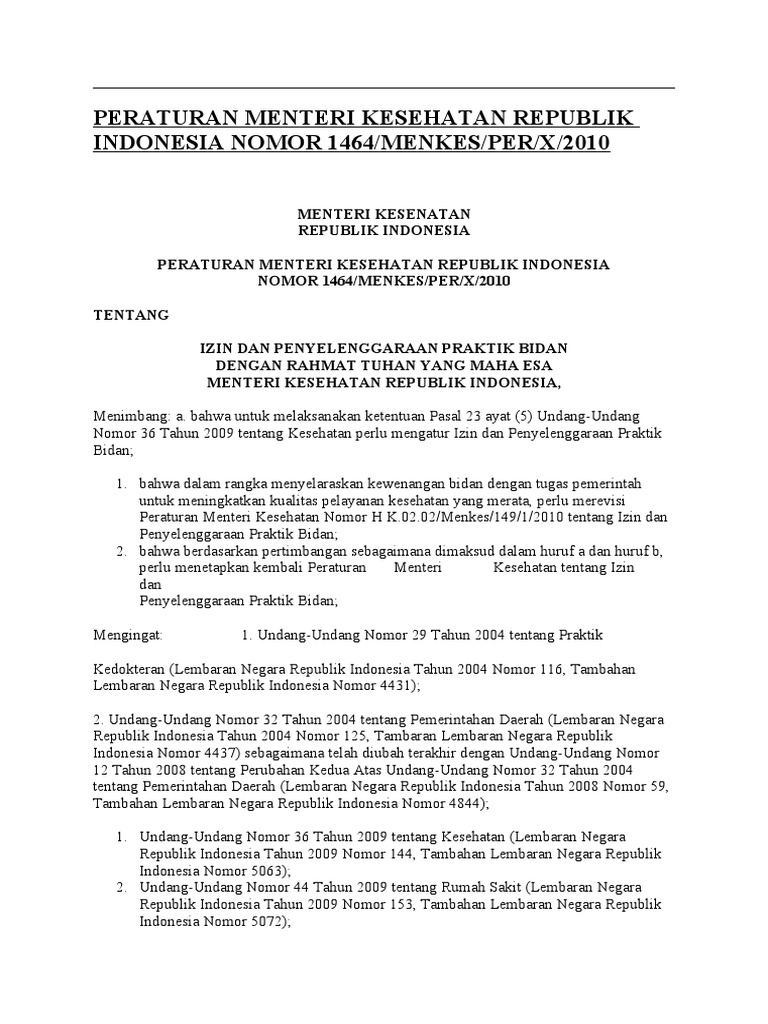 PERMENKES | PDF