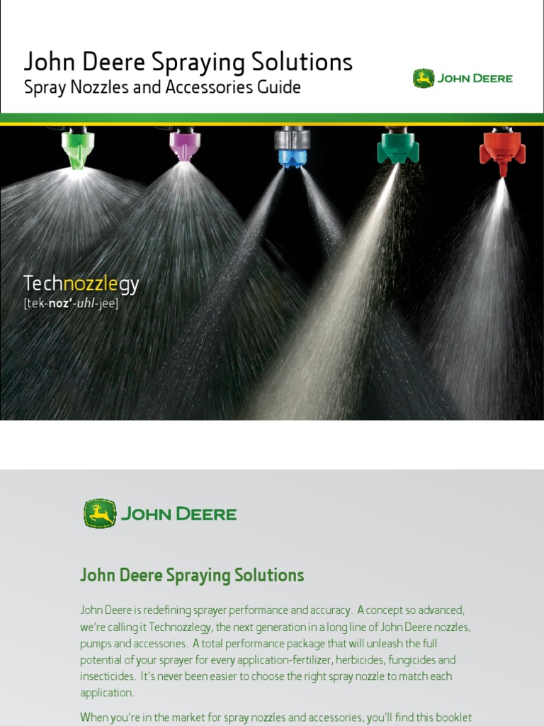 Spray Tip Pocket Guide | PDF | Herbicide | Chemistry