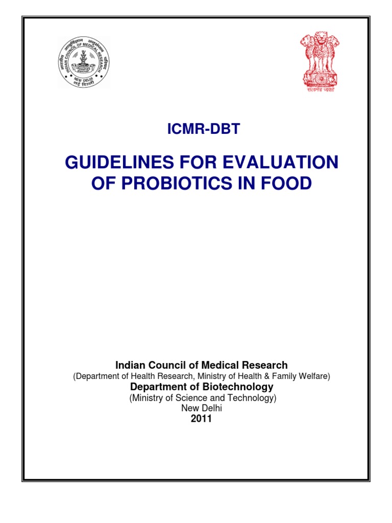 Probiotics Guidelines | PDF | Probiotic | Phases Of Clinical Research