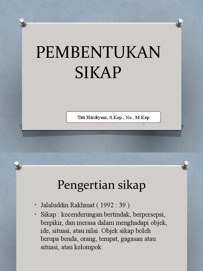 Pembentukan Sikap | PDF