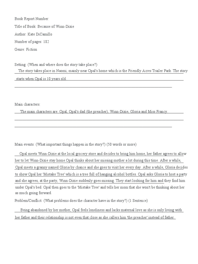 Because of Winn-Dixie | PDF