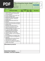 Fire Warden Monthly Checklist | PDF | Firefighting | Fires