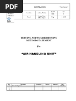 Fans Testing & Commissioning Format-R0 | PDF | Mechanical Fan | Duct (Flow)