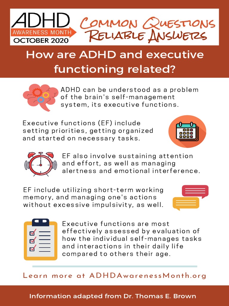 How Are Adhd and Executive Functioning Related?: Learn More at ...