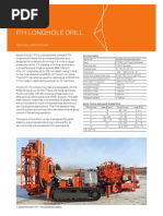 Specification Jumbo Drill Sandvik DD311-40 | PDF | Brake | Drilling