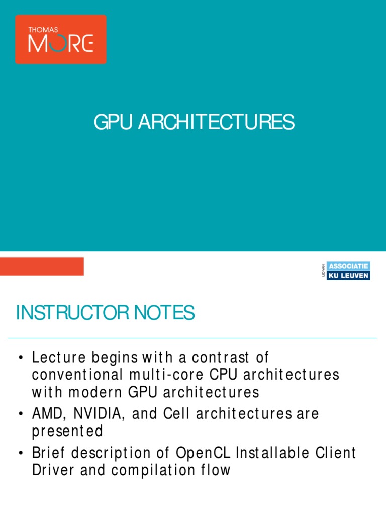 GPU Architectures | PDF | Cpu Cache | Computer Programming