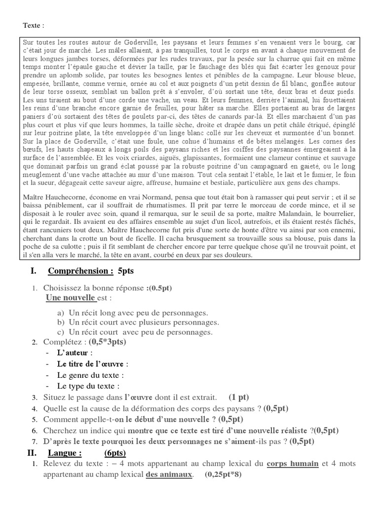 Evaluation 2 Semestre 2 Tronc Commun | PDF