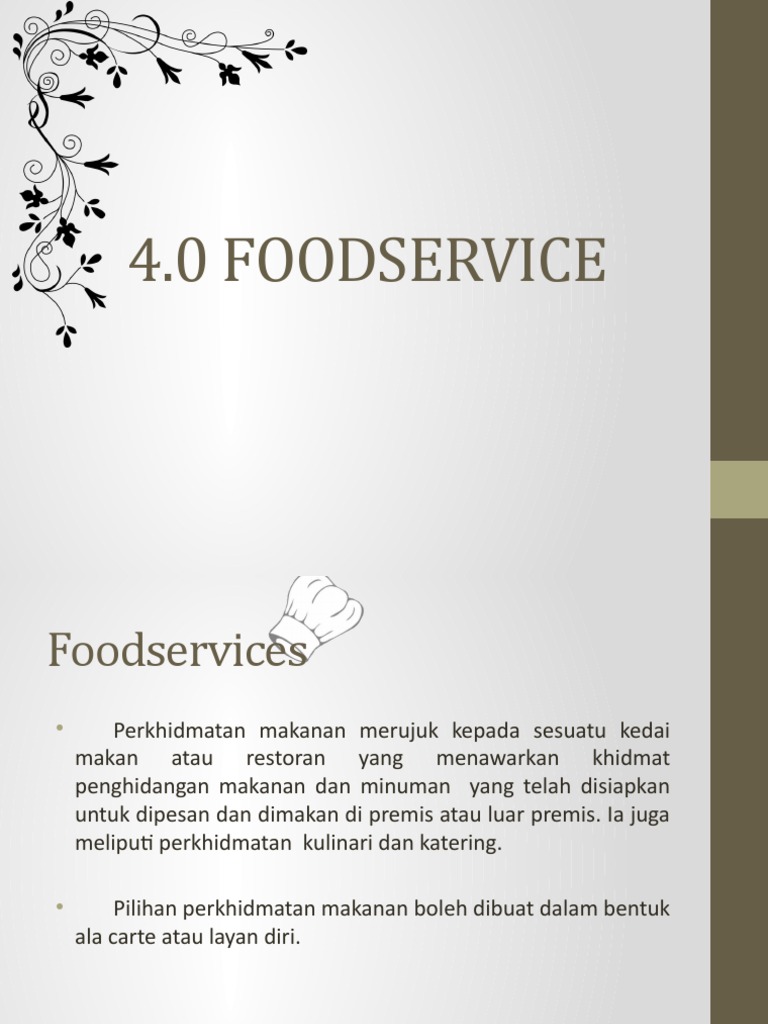 Food Services | PDF