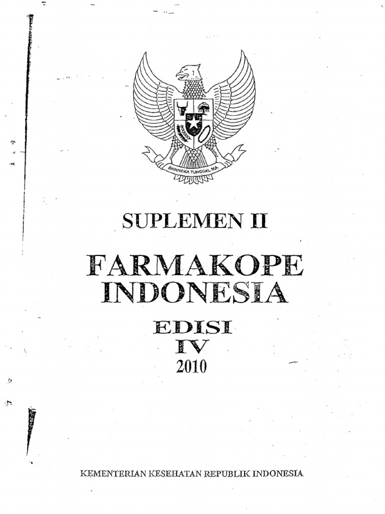 Farmakope Indonesia 4 - Suplemen 2 - 2010 | PDF | Kesehatan Holistik