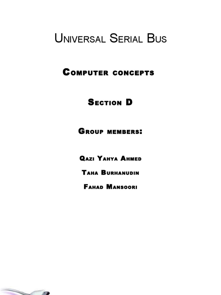 Universal Serial Bus | PDF | Usb | Electrical Connector