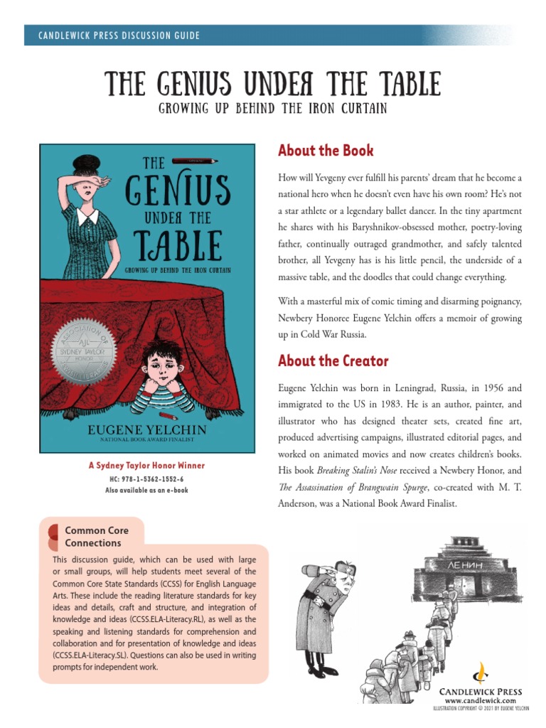 The Genius Under The Table Growing Up Behind The Iron Curtain ...