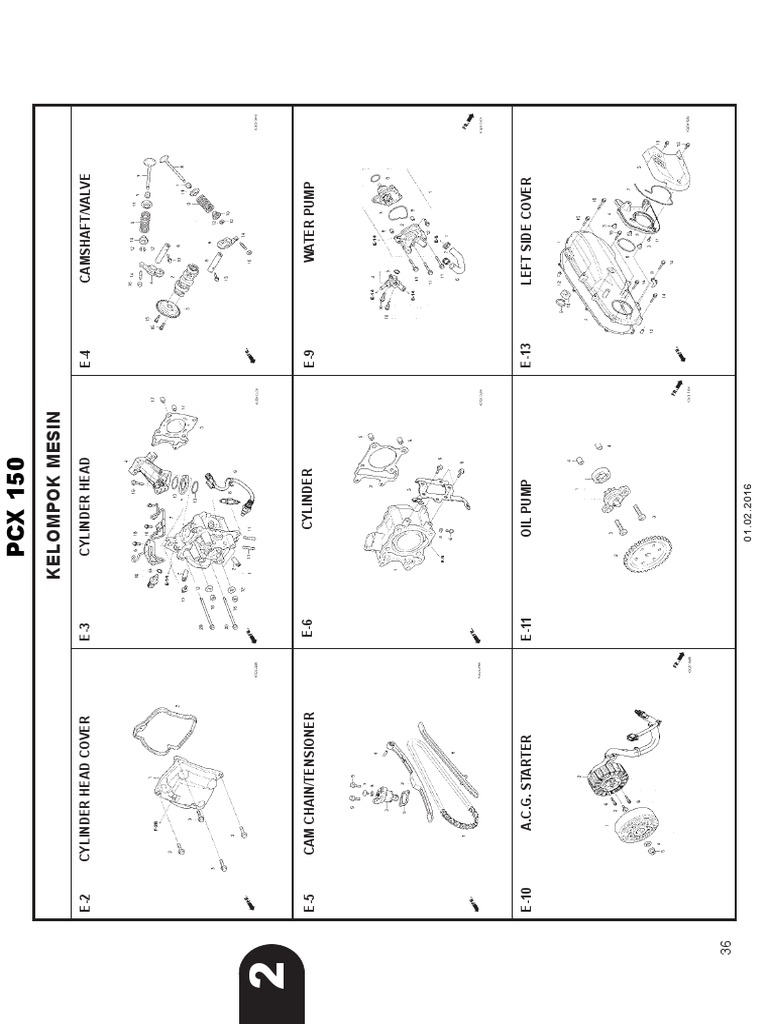 PC PCX 150 | PDF | Mechanical Engineering | Machines