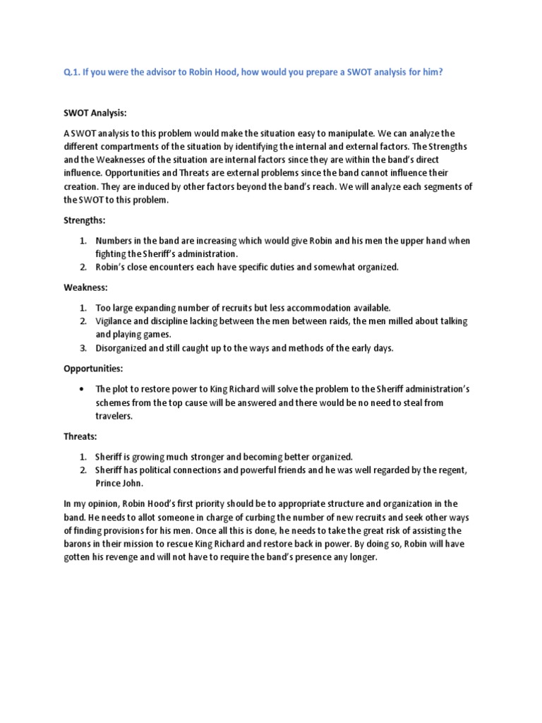 Md. Rasel Hoque (19-91232-1) Case Answer | PDF | Swot Analysis