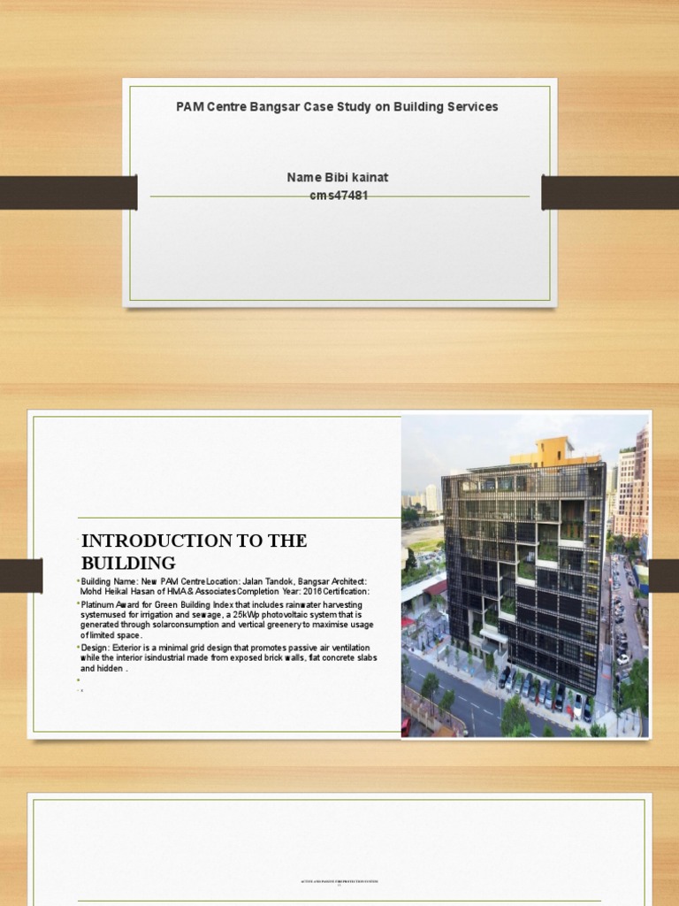 PAM Centre Bangsar Case Study On Building Services | PDF