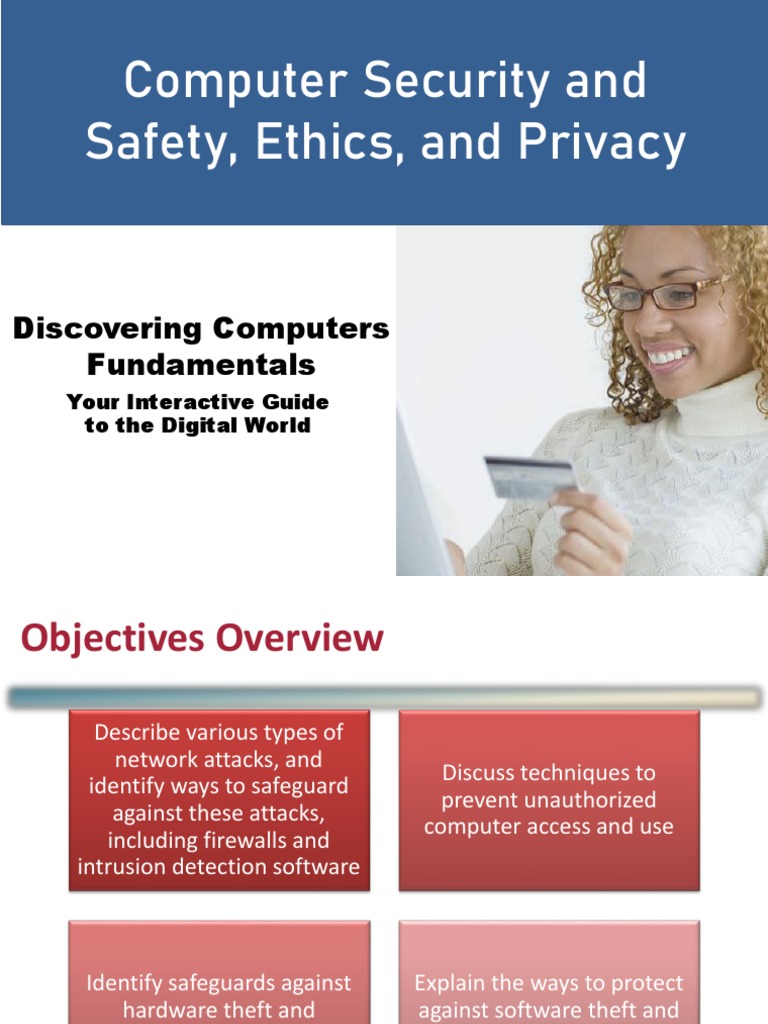CHAPTER VI Computer Security and Safety Ethics and Privacy | PDF ...