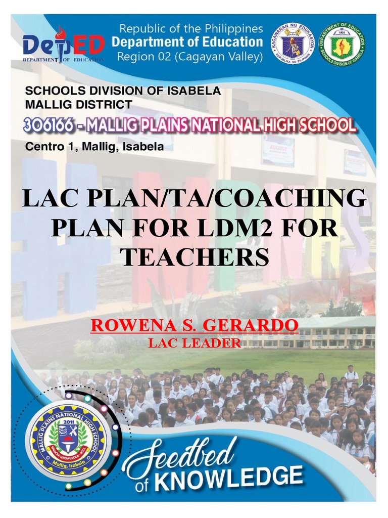Lac Plan/Ta/Coaching Plan For Ldm2 For Teachers: Rowena S. Gerardo | PDF