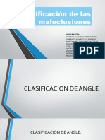 Clasificación Angle | PDF | Ortodoncia | Diente