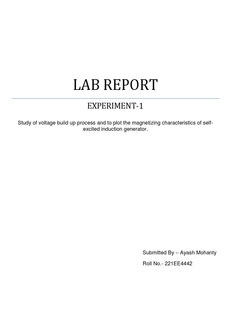 Self Excited Induction Generator | Download Free PDF | Electric ...