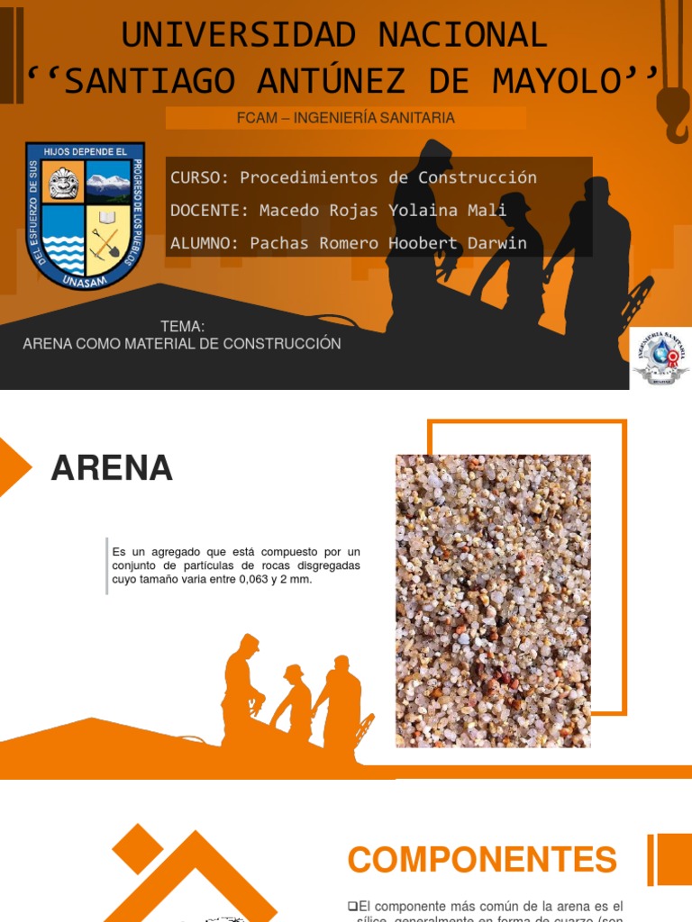 Arena en Construcción: Usos y Proceso | PDF | Arena | Hormigón