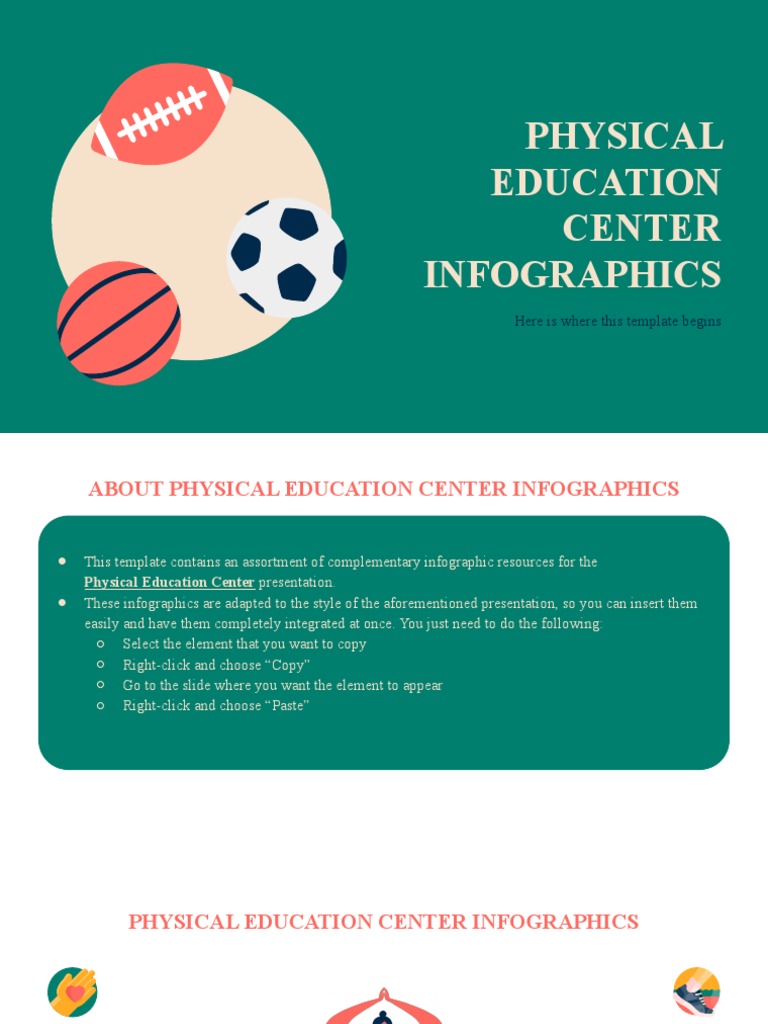 Physical Education Center Infographics: Here Is Where This Template ...