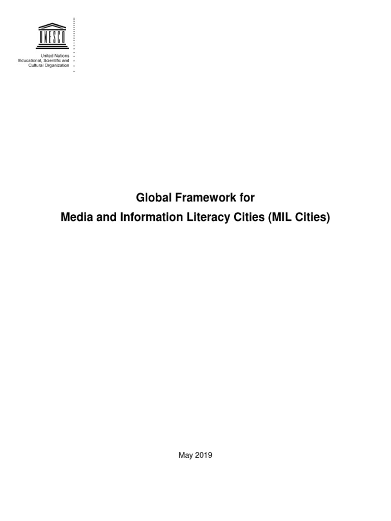 Global Framework For Mil Cities | PDF | Libraries | Information Literacy