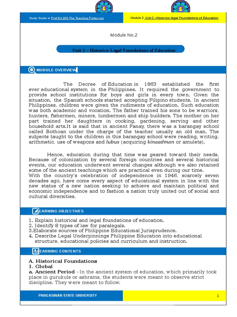 Module 2 The Teaching Profession 1 1 | PDF | Intellectual Property ...