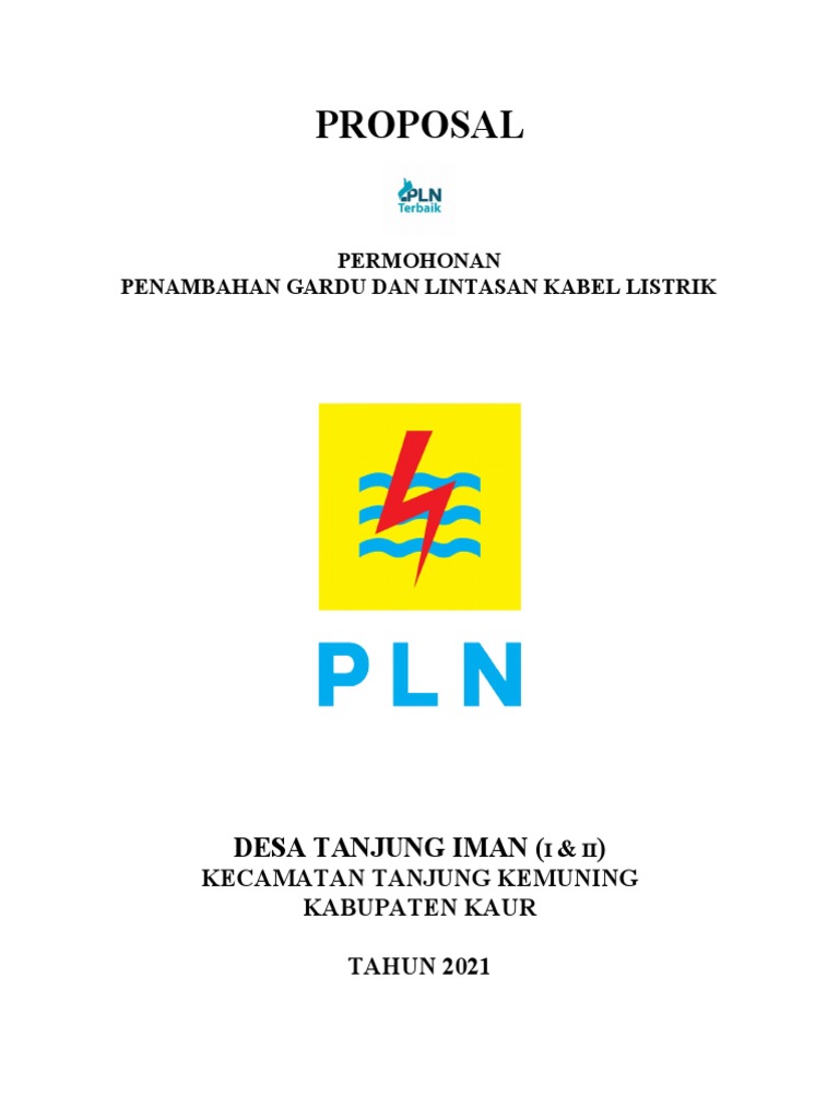 Proposal Gardu Dan Kabel Listrik | PDF
