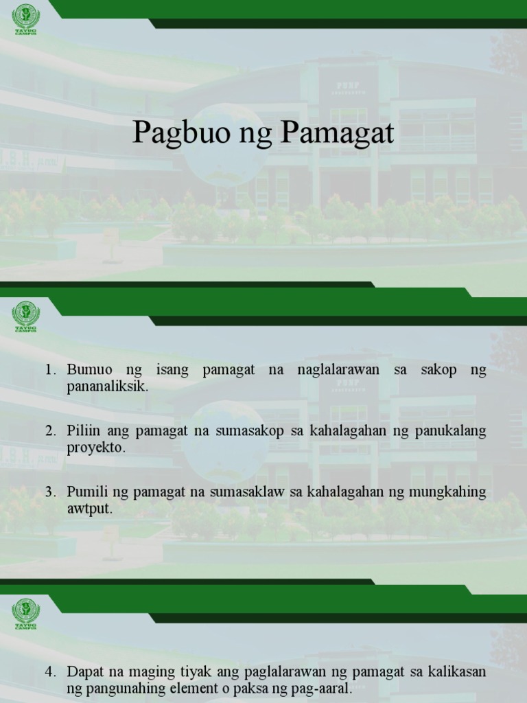 Pagbuo NG Pamagat | PDF