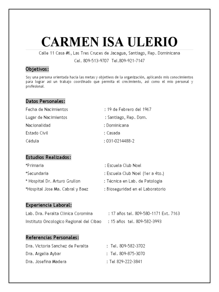 Curriculum Isa | PDF