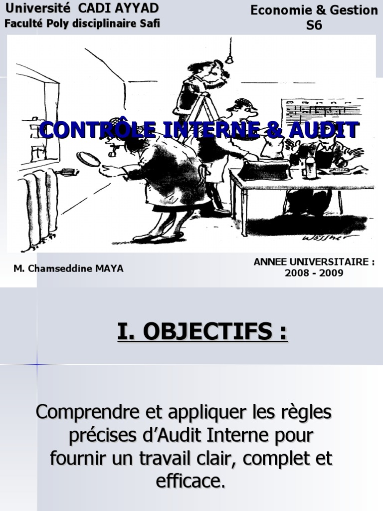 Cours Audit | PDF | Audit | Contrôle interne Cours Audit | PDF | Audit | Contrôle interne