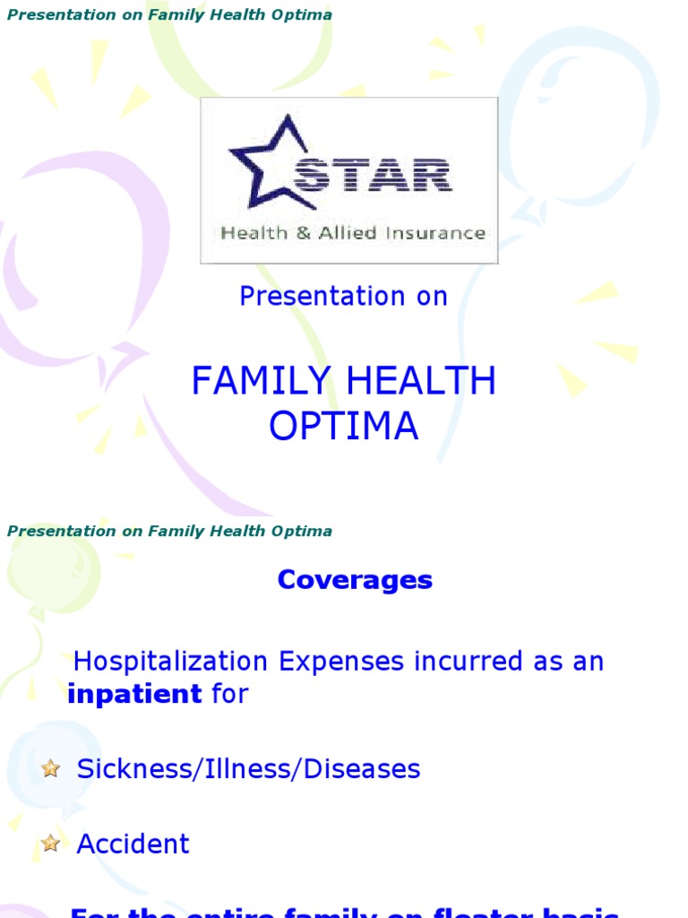 Family Optima Presentation | PDF | Hospital | Healthcare