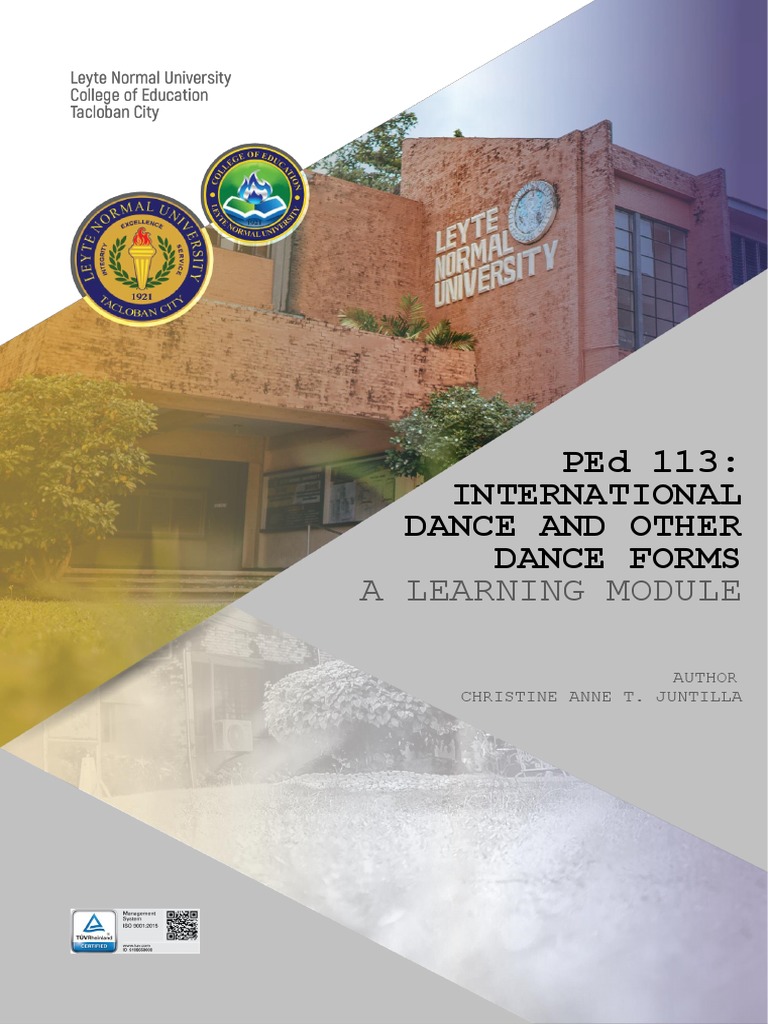 Ped 113: International Dance and Other Dance Forms: A Learning Module | PDF | Ballet | Dances