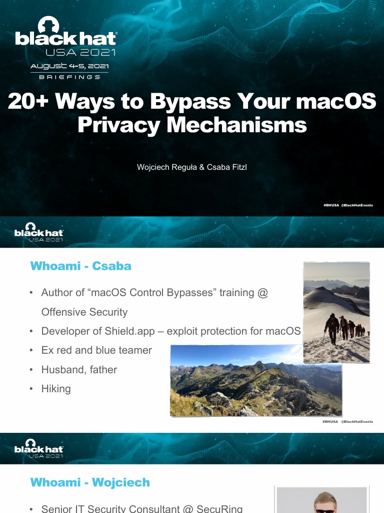 20 Ways To Bypass Your Macos Download Free Pdf Mac Os Malware