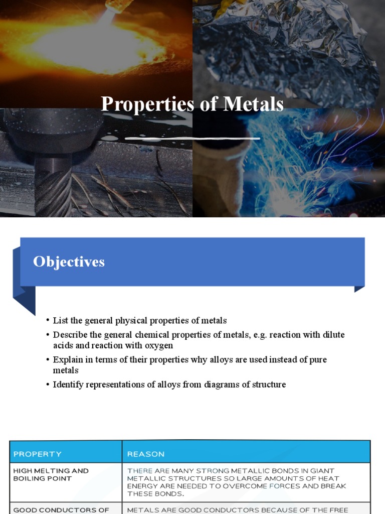 0620 Properties of Metals | PDF | Metals | Alloy