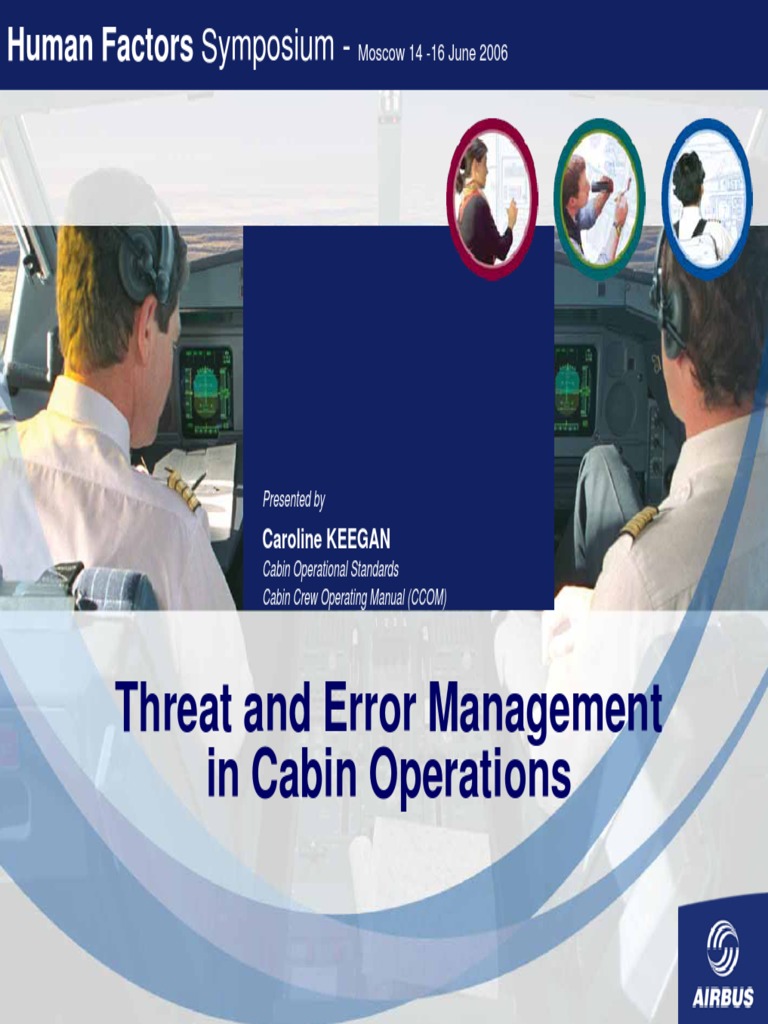 Threat and Error Management in Cabin Operations | PDF | Airbus | Aviation