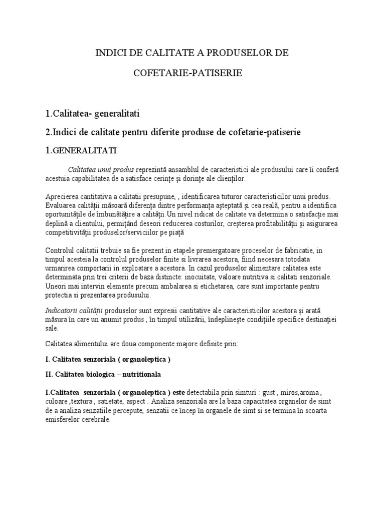 Indici de Calitate | PDF