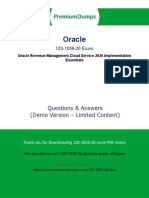 Oracle Cloud Success Navigator Mock Test Answers | PDF | Cloud ...
