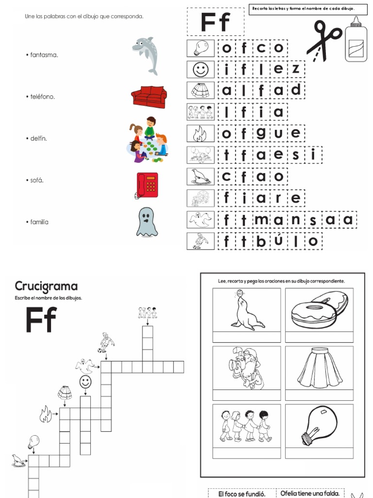 Palabras y Oraciones Con F | PDF