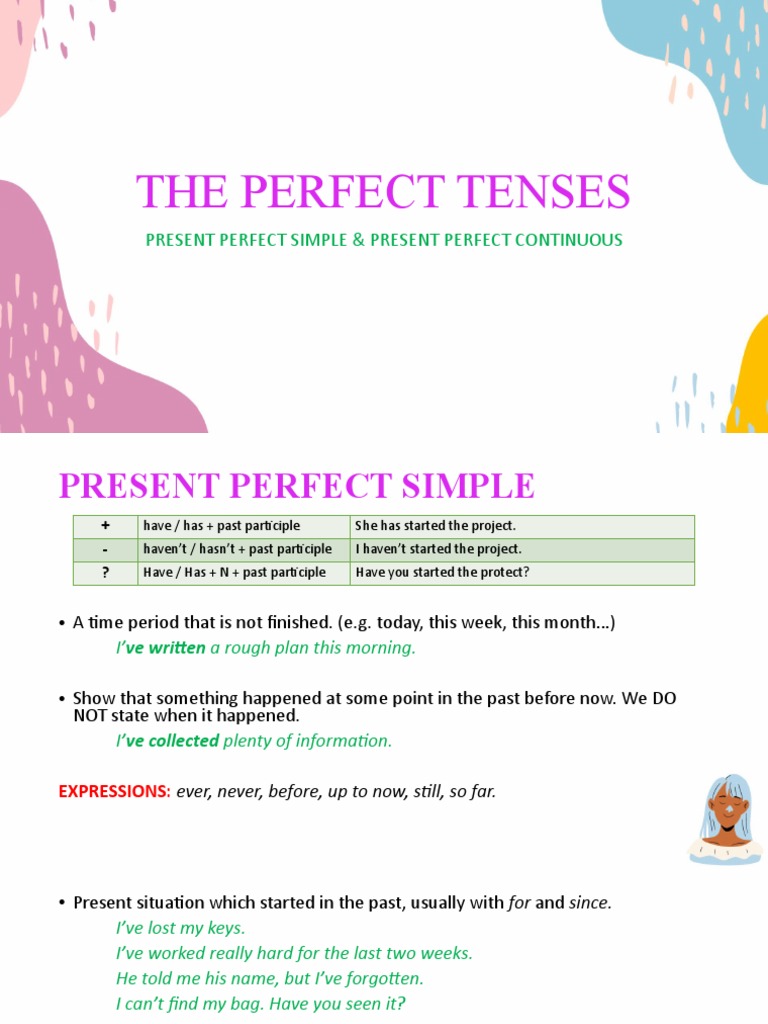 Present Perfect Simple Vs Cont | PDF | Linguistics | Grammar