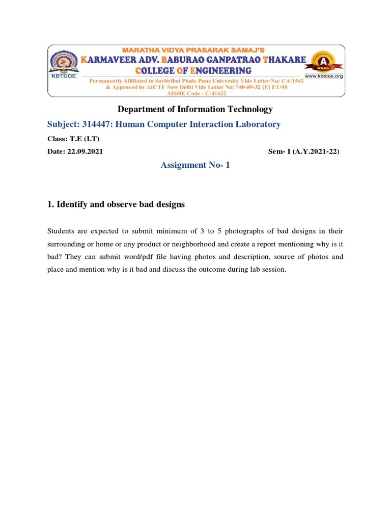 HCIL (PR) Assignment-1 - Compressed | PDF