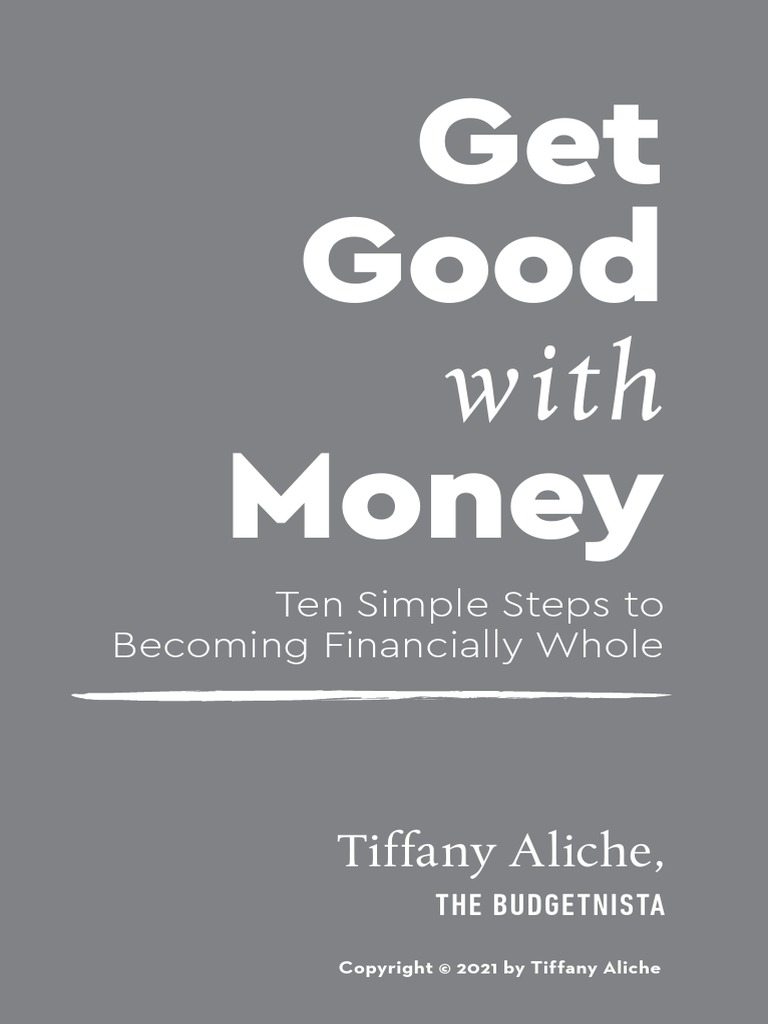 Get Good Money: Tiffany Aliche | PDF | Retirement | Pension