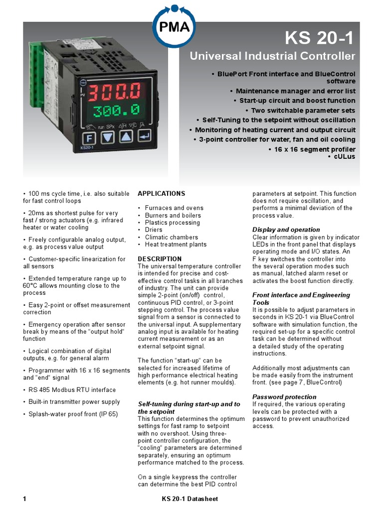 ks20 1 Datasheet v1 9 Iso | PDF | Control Theory | Switch